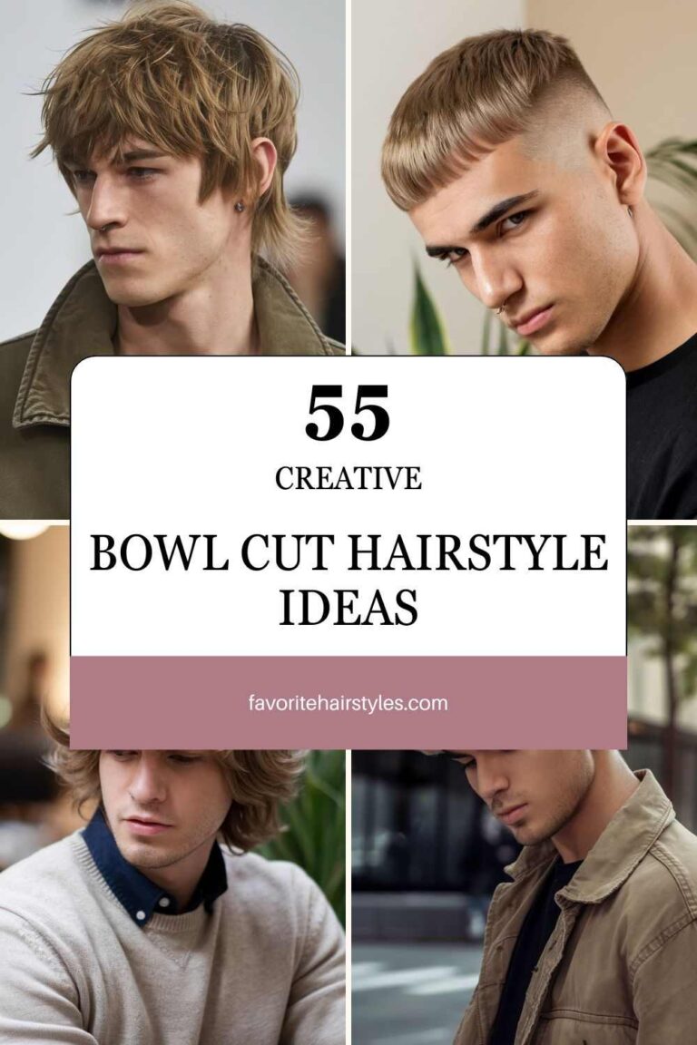 Bowl Cut Hairstyle Ideas for Mens, Guys