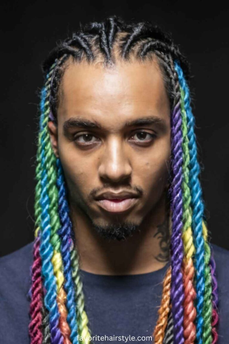 Box Braids Hairstyles Men for Long Hairs