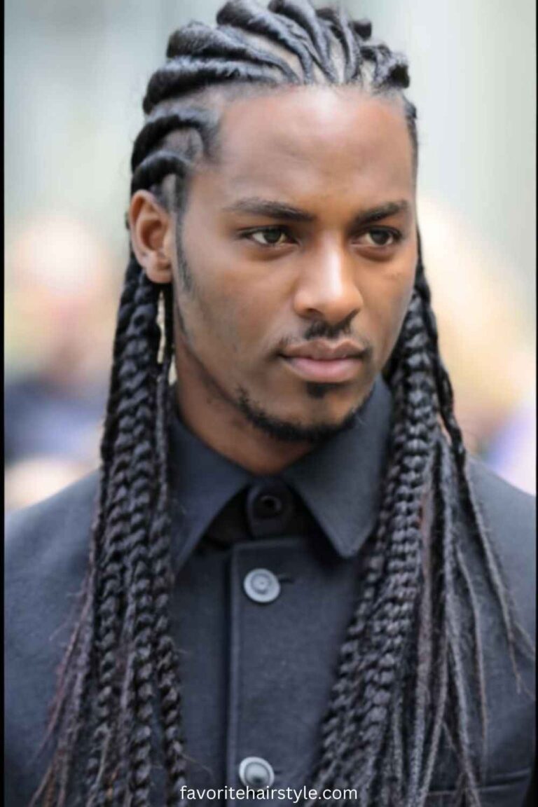 Box Braids Hairstyles Men for Long Hairs