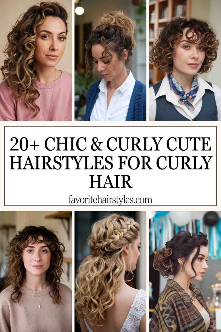 Cute Hairstyles For Curly Hair for Womens