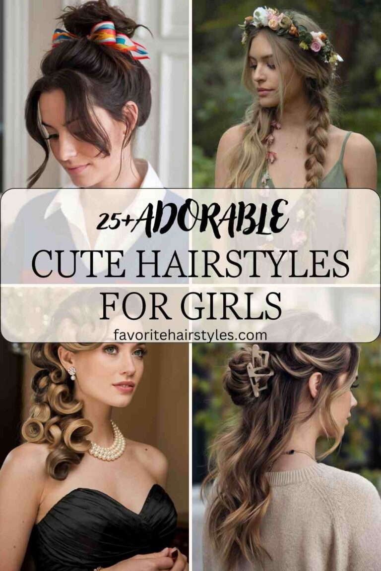 Cute Hairstyles For Girls – Easy & Trendy Looks