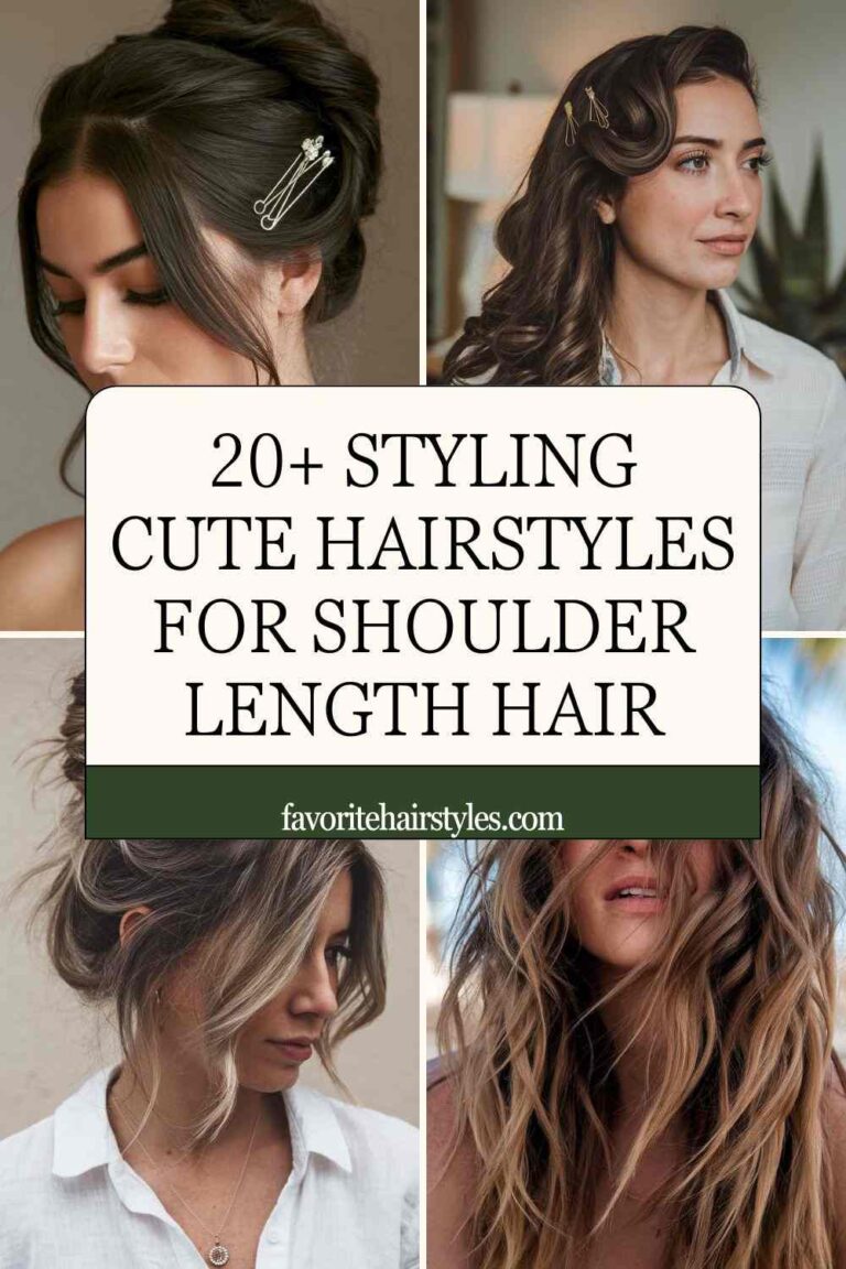 Cute Hairstyles For Shoulder Length Hair for Women
