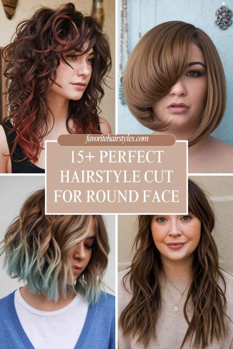 Hairstyle Cut For Round Face for Females