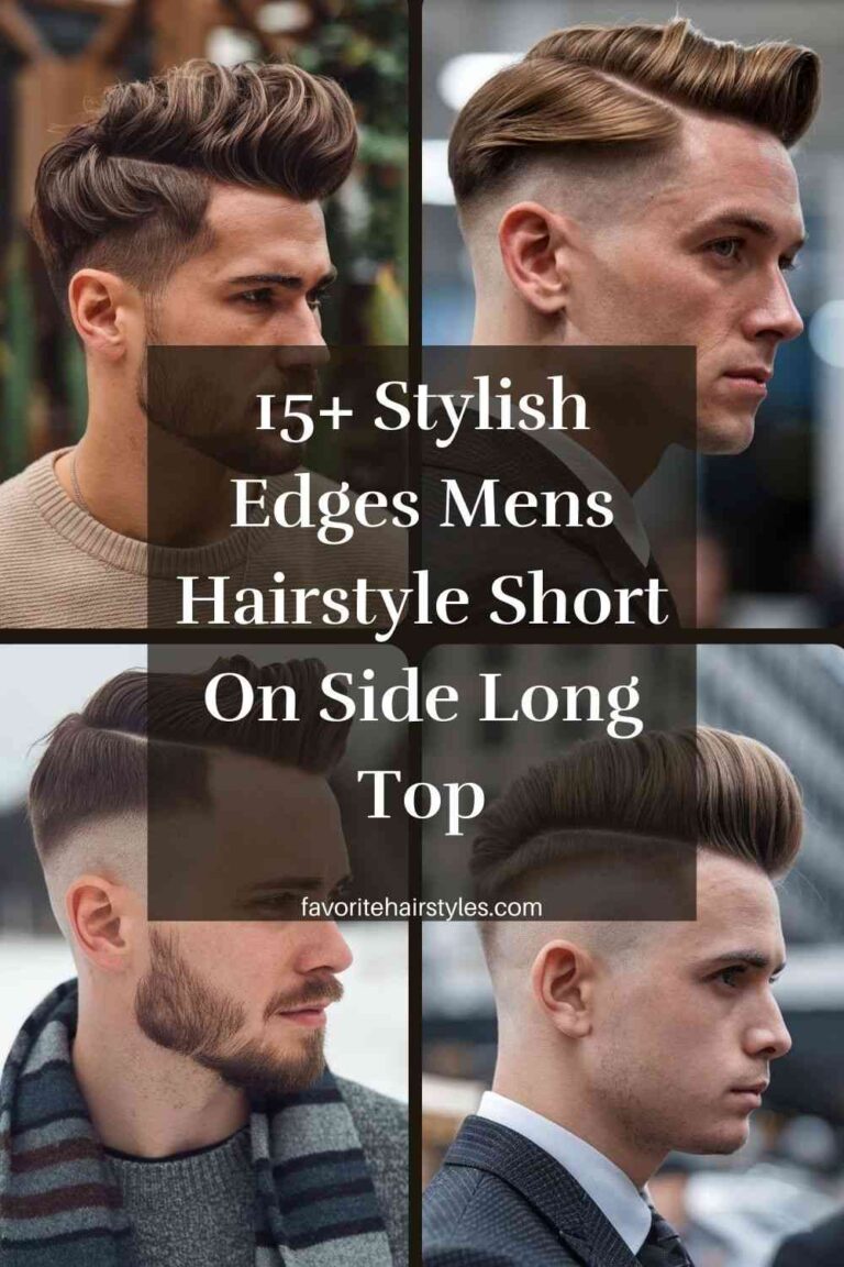 Mens Hairstyle Short On Side Long Top: Modern Looks