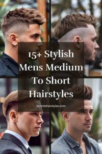 Mens Medium to Short Hairstyles: Trendy Cuts for 2025