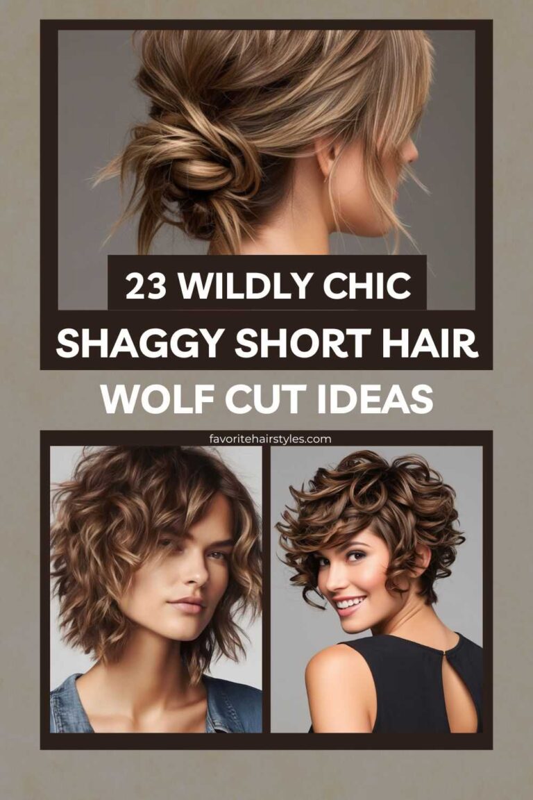 Shaggy Short Hair Wolf Cut Ideas: Edgy and Textured Styles to Try