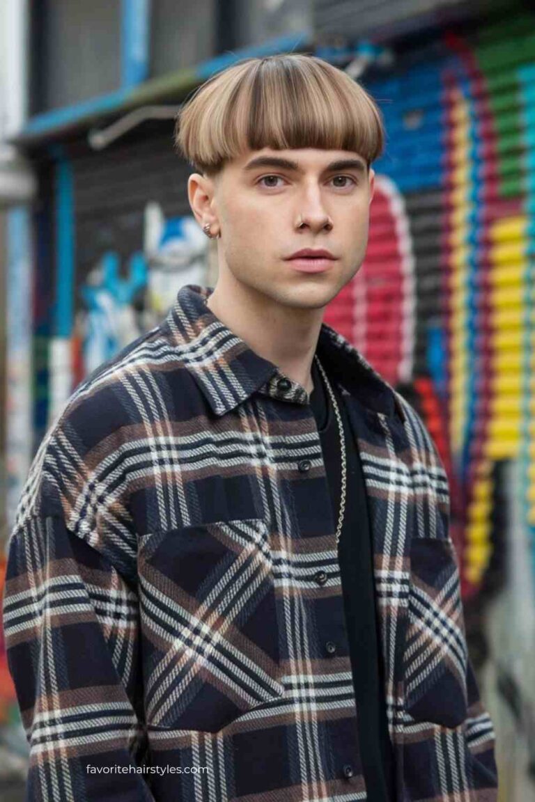 Bowl Cut Hairstyle Ideas for Mens, Guys