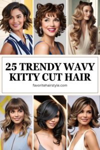 Wavy Kitty Cut Hair: Chic & Playful Hairstyle Inspiration