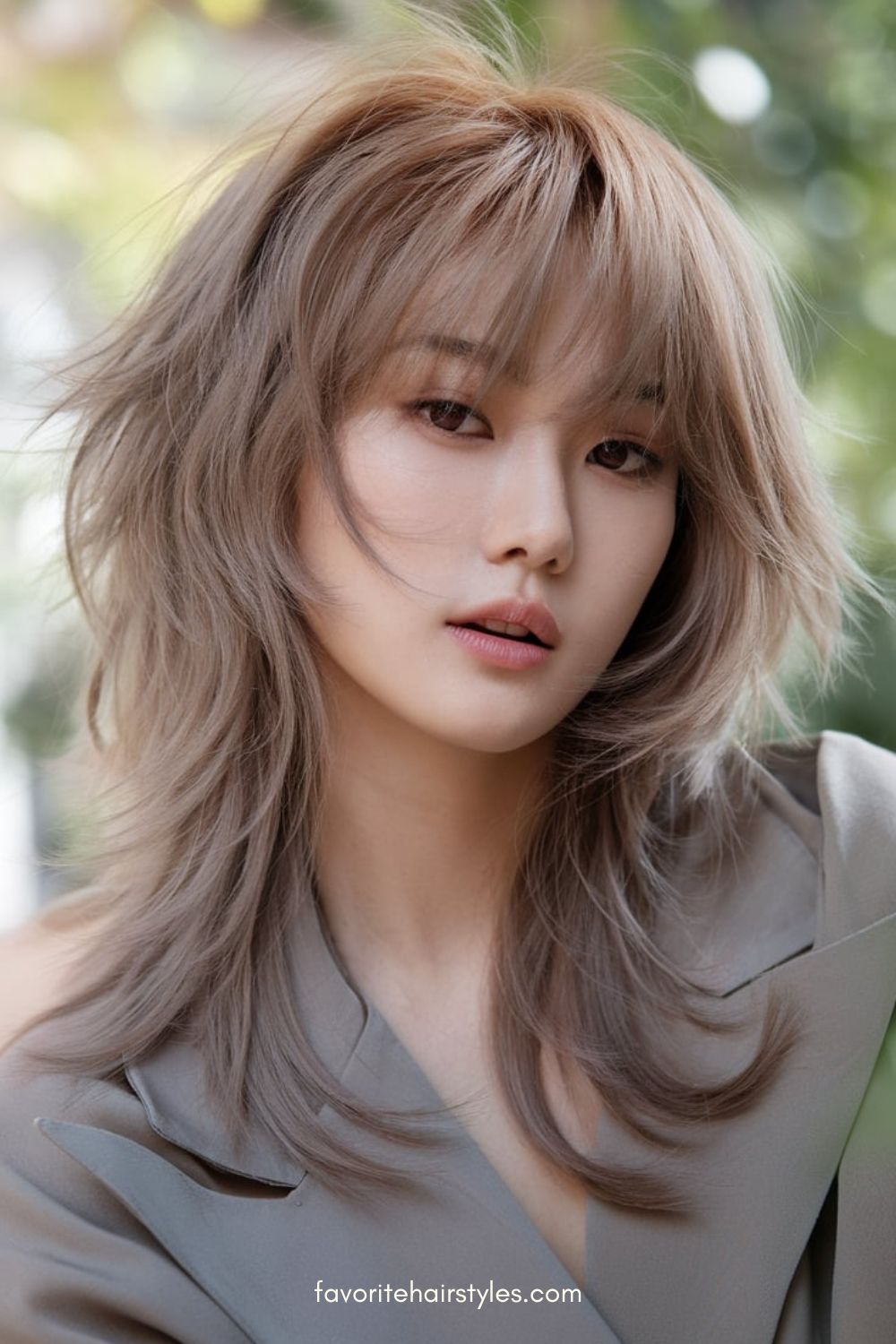 Korean Wolf Cut With Bangs Ideas Bold And Beautiful