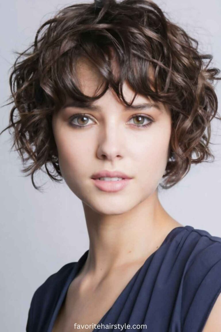 Cute Curly Pixie Cuts for Females, Girls