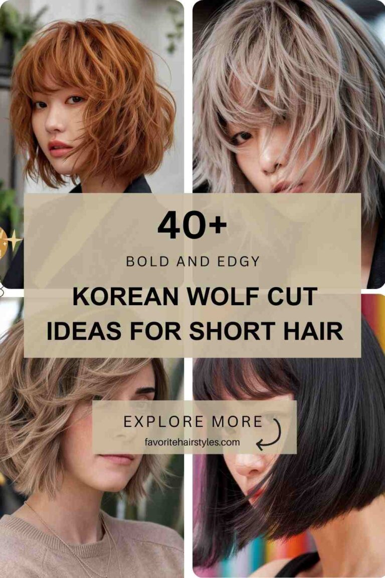 40+ Bold and Edgy Korean Wolf Cut Ideas For Short Hair - Favorite Hair ...