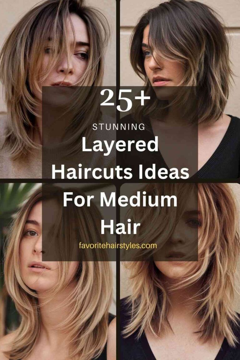 Layered Haircuts Ideas For Medium Hair for Women