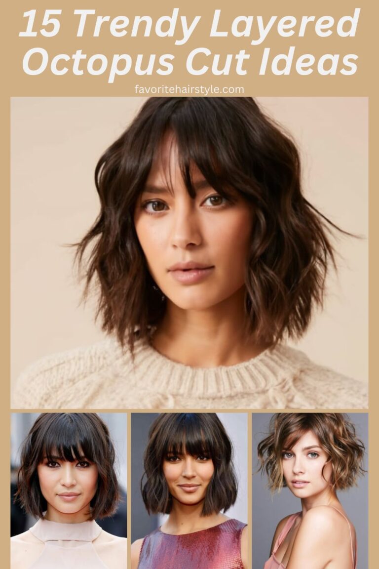 15 Trendy Layered Octopus Cut Ideas - Favorite Hair Styles | Trendy ...