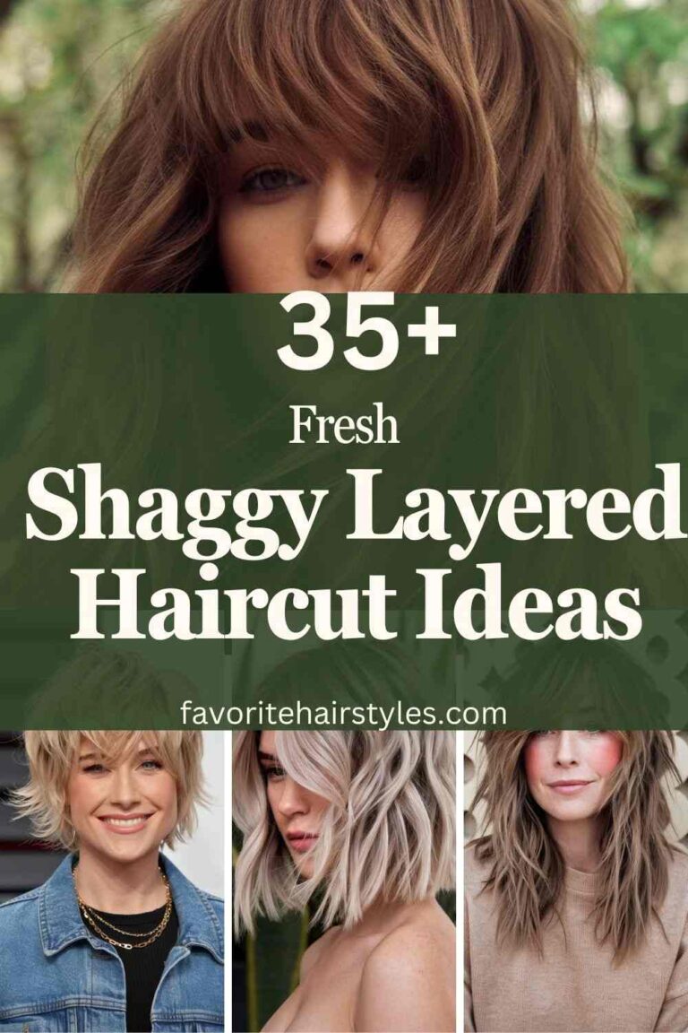 Shaggy Layered Haircut Ideas for Females