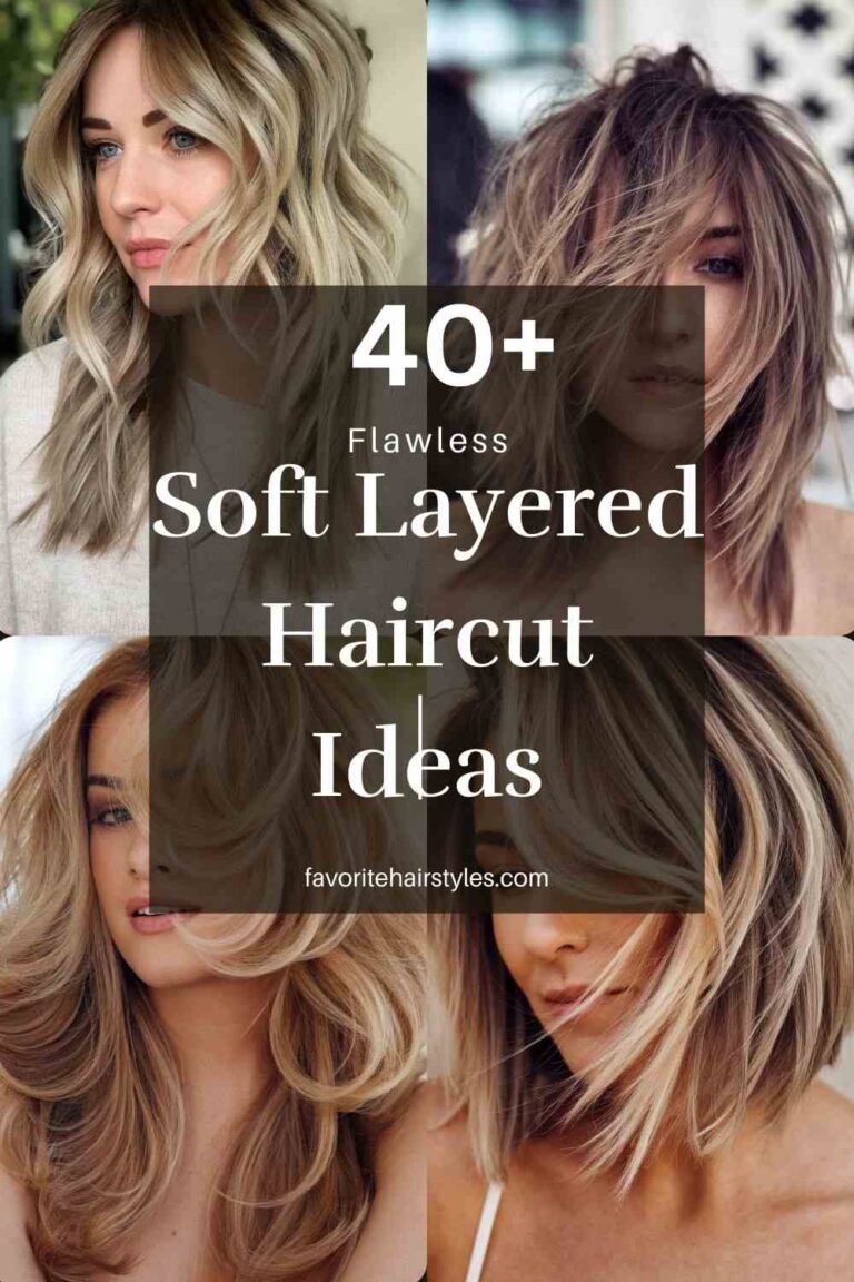 Soft Layered Haircut Ideas