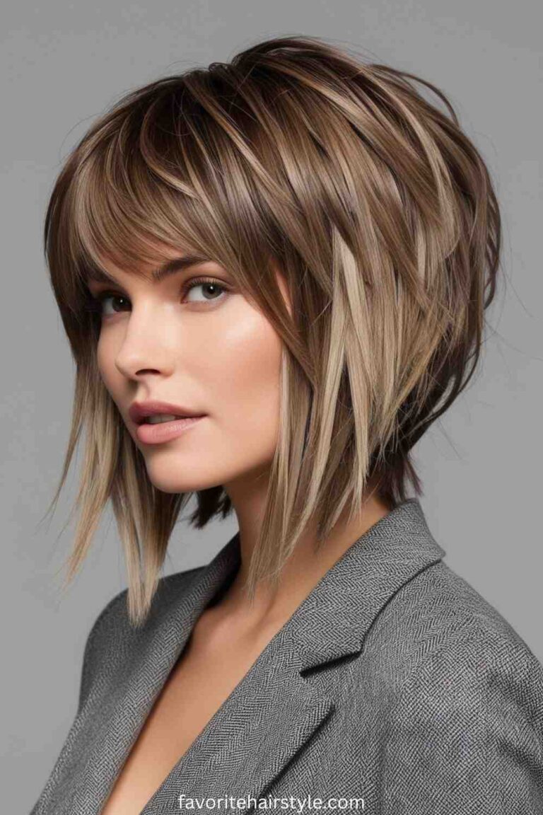 Shag Cut With Bangs For Women