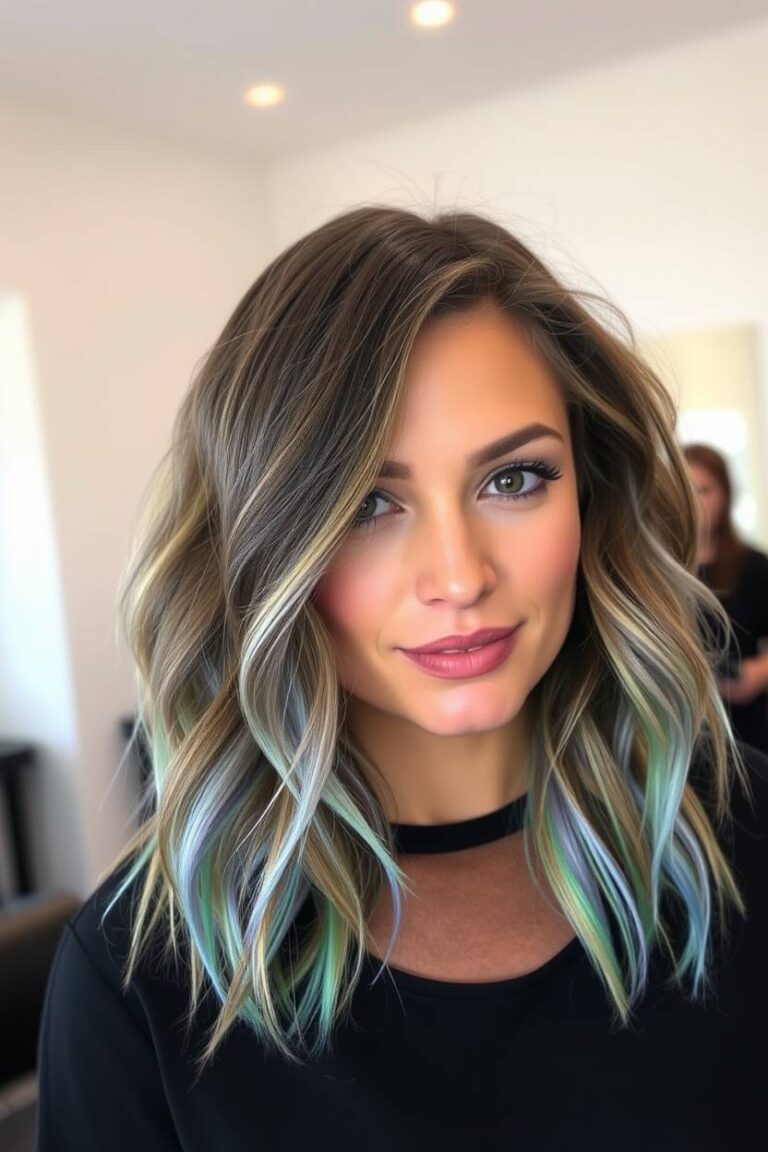 45 Perfectly Tousled Shaggy Lob For Wavy Hair Ideas - Favorite Hair ...