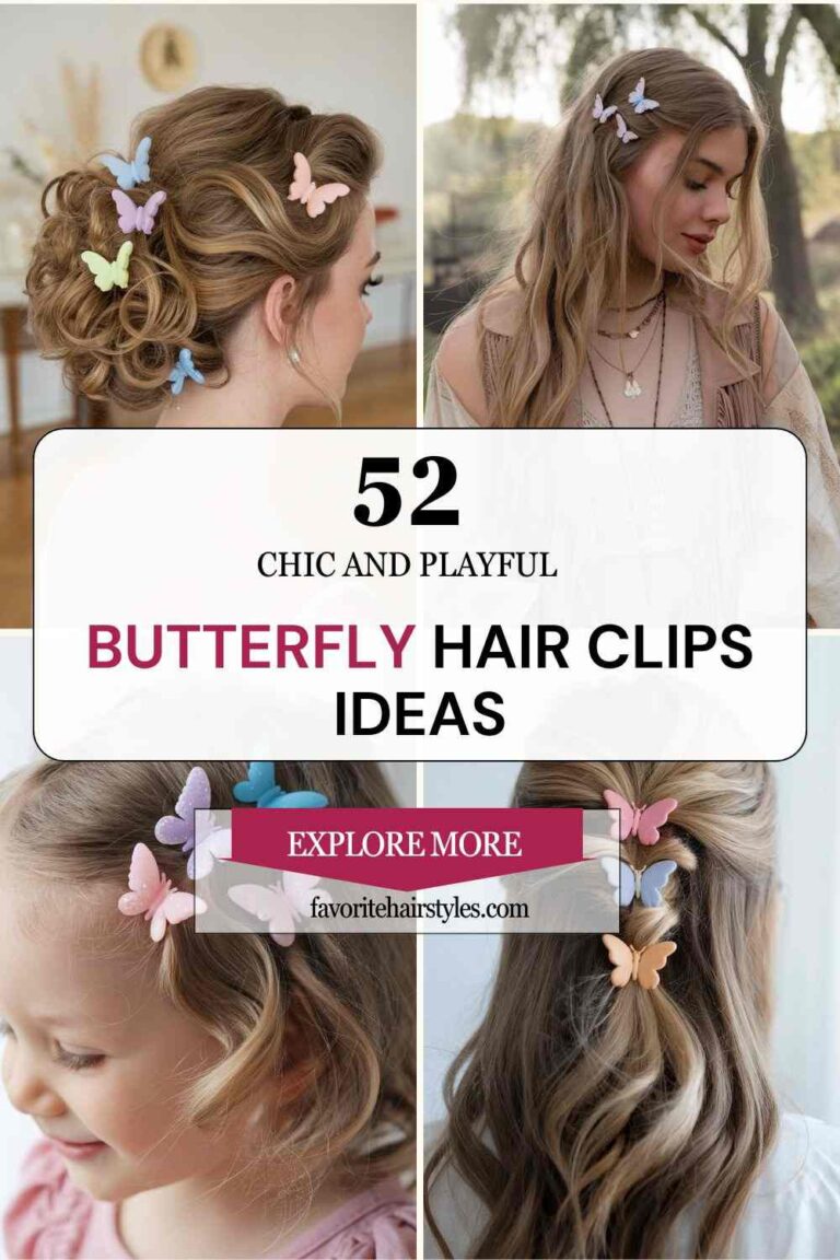 52 Chic and Playful Butterfly Hair Clips Ideas - Favorite Hair Styles ...
