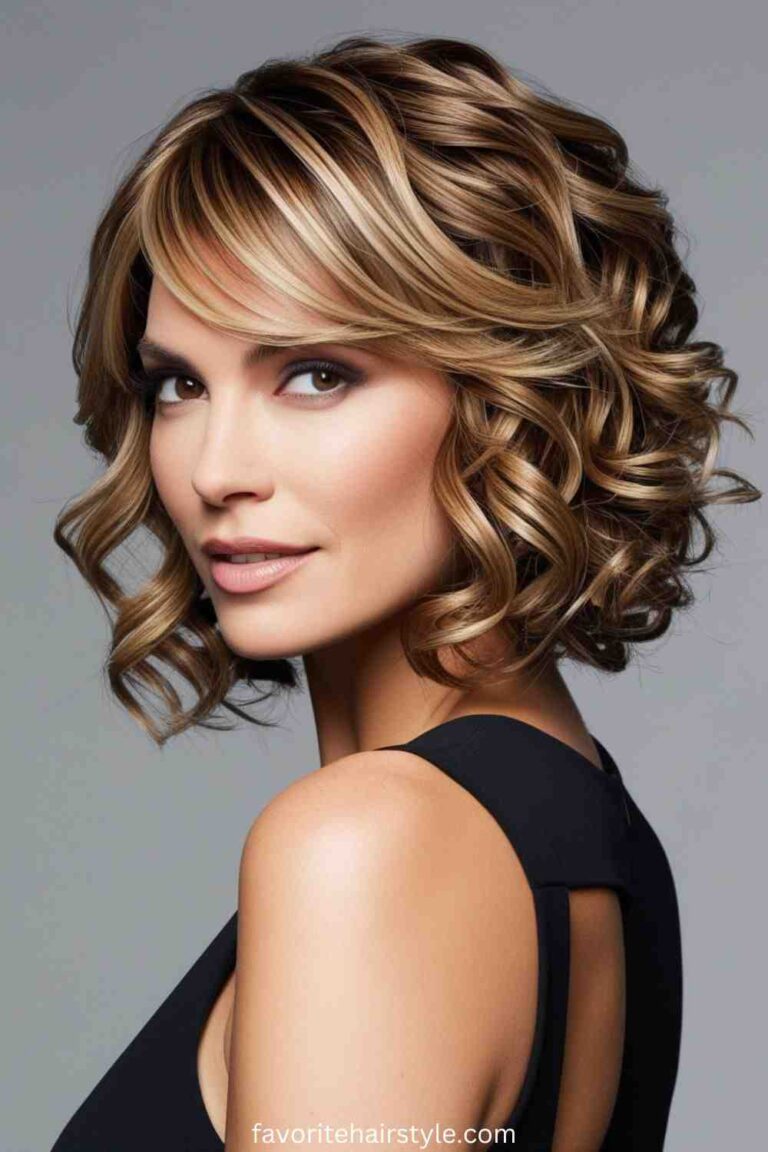 Shag Cuts Ideas For Curly Hair for Women
