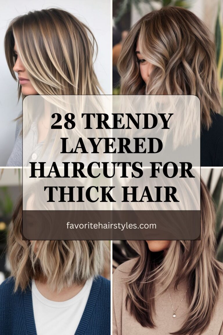 Layered Haircuts For Thick Hair for Girls