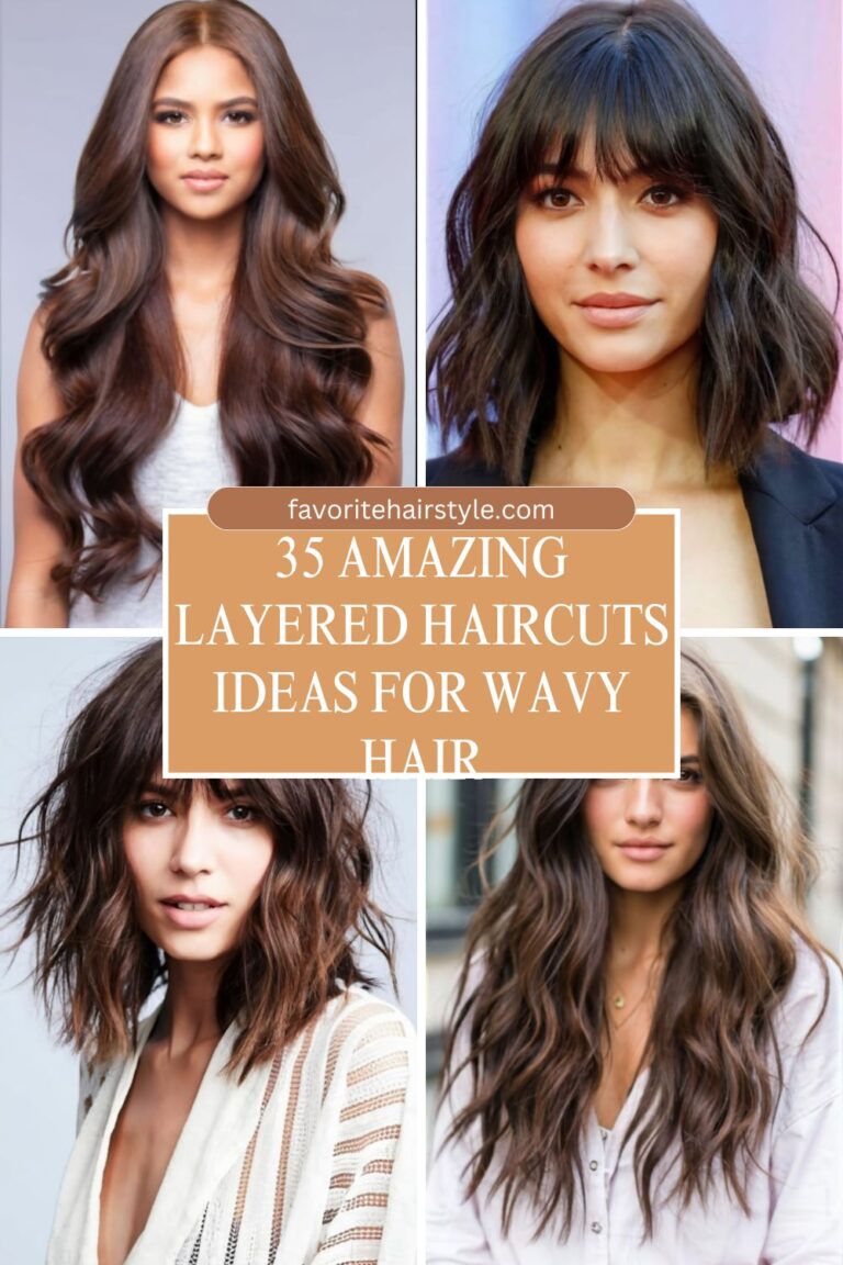 Layered Haircuts Ideas For Wavy Hair