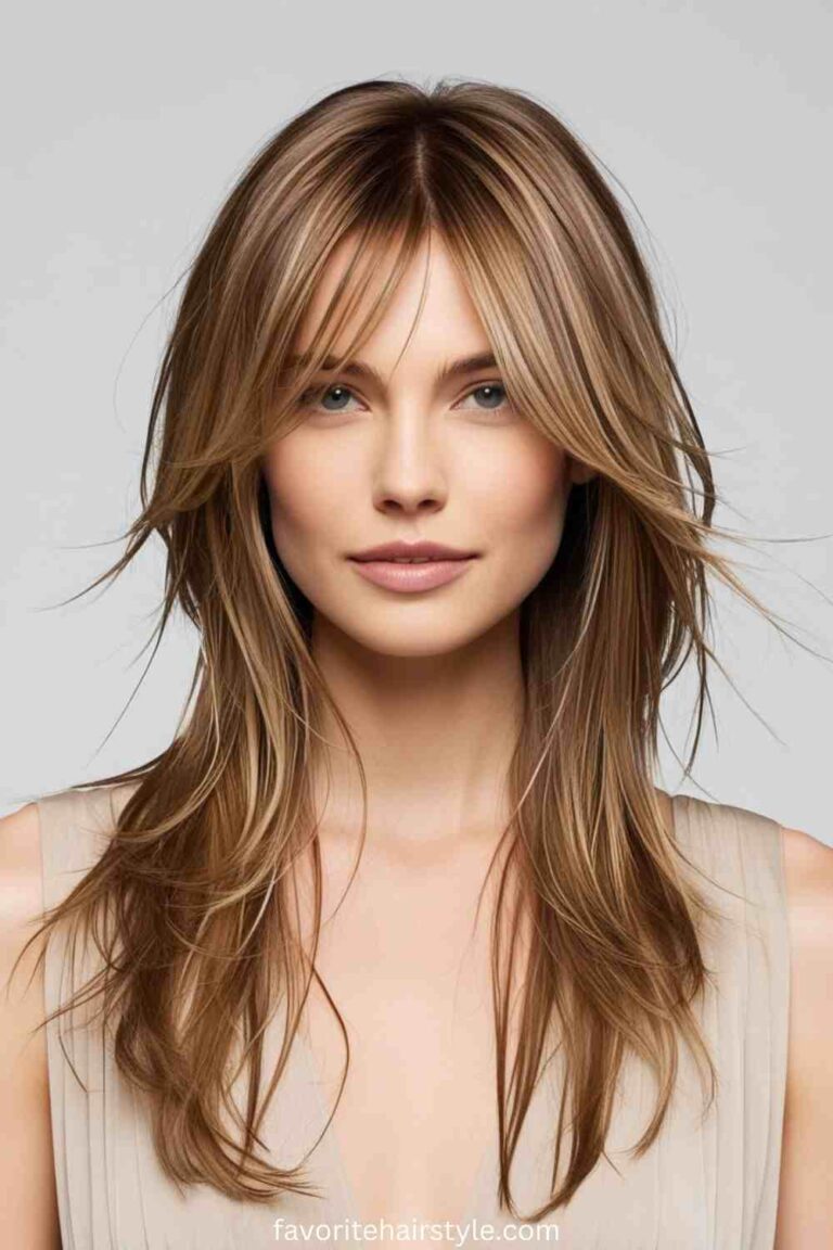 Layered Haircut Ideas For Round Face
