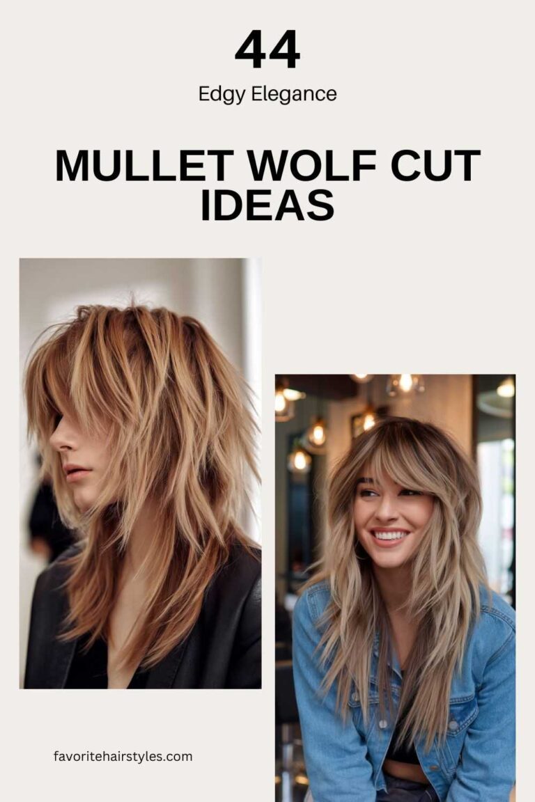 Mullet Wolf Cut Ideas - Easy and Stylish