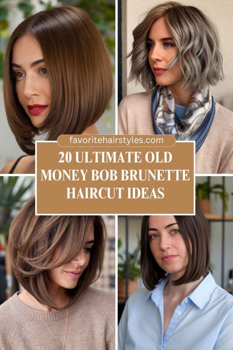 Old Money Bob Brunette Haircut Ideas