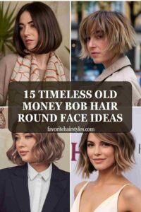 Old Money Bob Hair Round Face Ideas