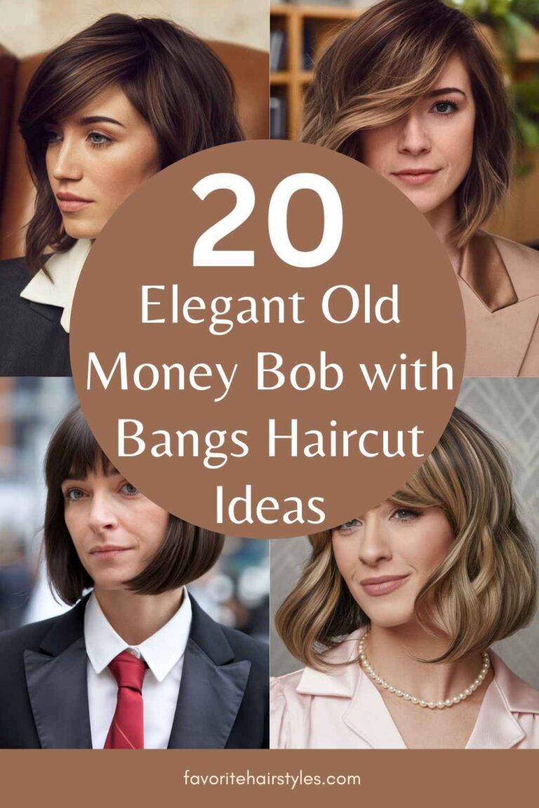 Old Money Bob with Bangs Haircut Ideas