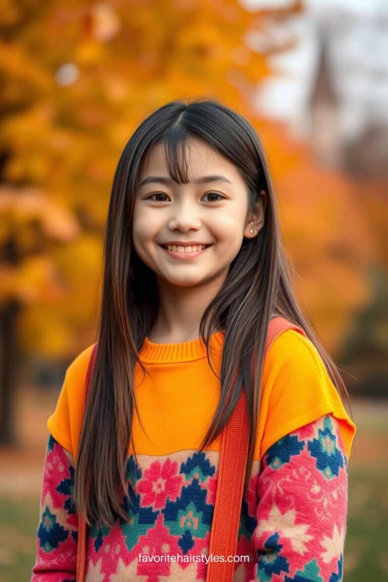Kid's Hairstyles with Bangs