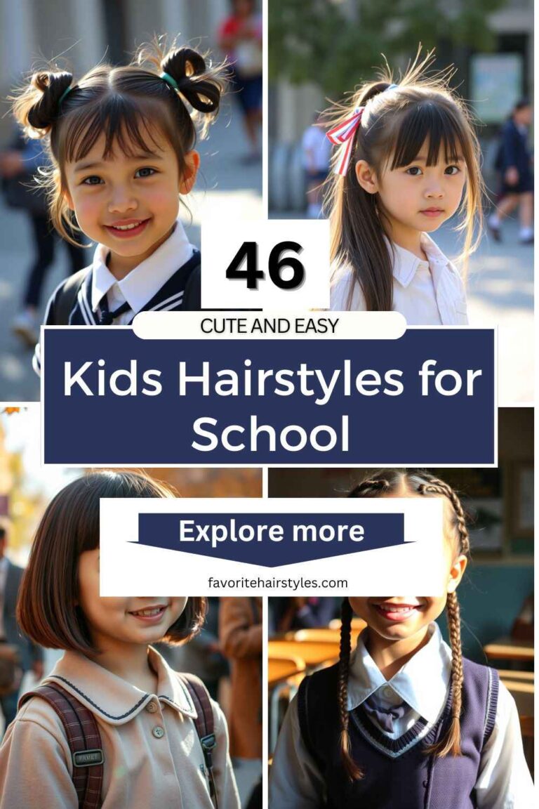 46 Cute and Easy Kids Hairstyles for School - Favorite Hair Styles ...