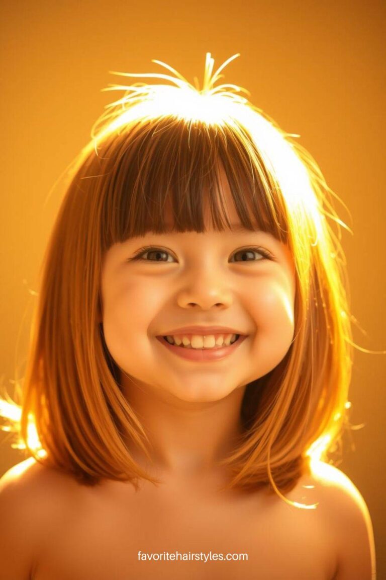 Kid's Hairstyles with Bangs