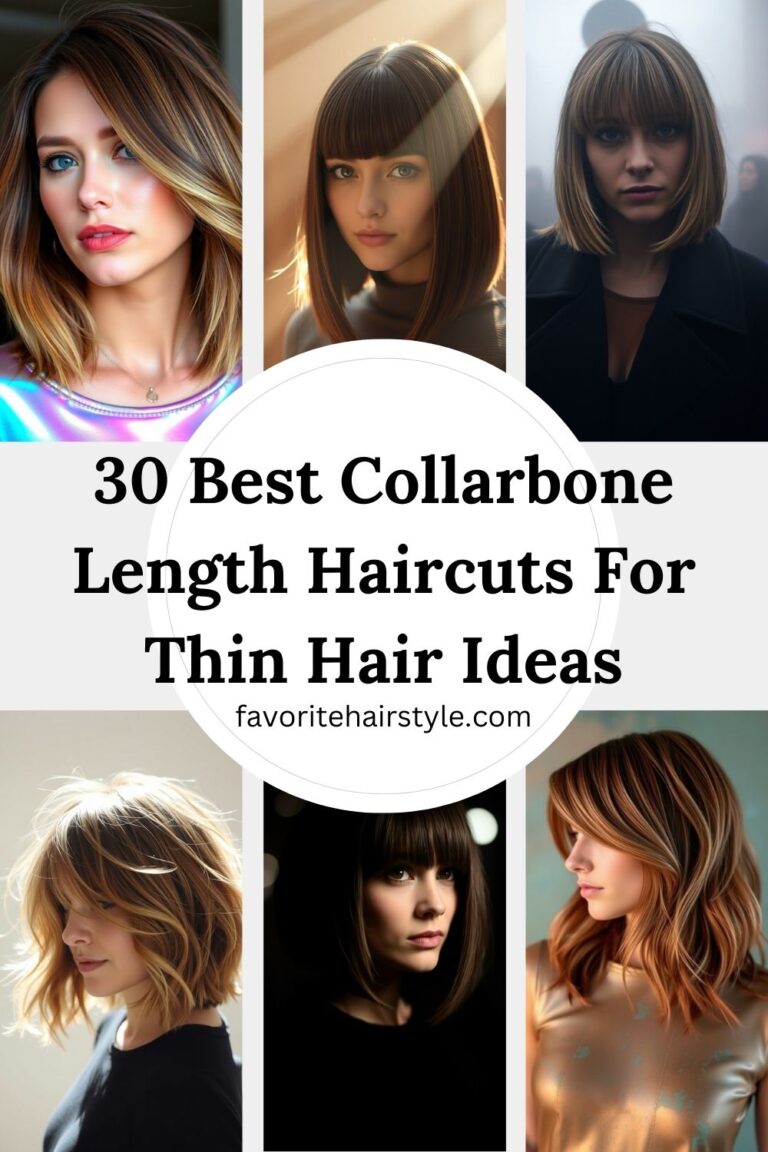 30 Best Collarbone Length Haircuts For Thin Hair Ideas - Favorite Hair Styles | Trendy Haircuts ...