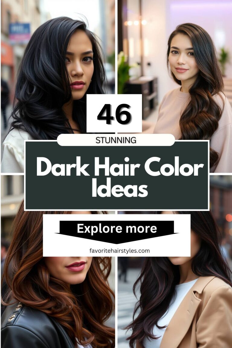 46 Stunning Dark Hair Color Ideas - Favorite Hair Styles | Trendy ...
