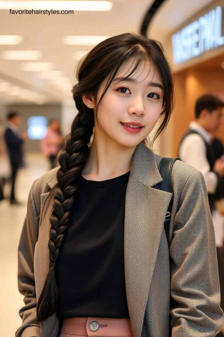 58 Elegant Korean Hairstyle Braid Hair Ideas - Favorite Hair Styles ...
