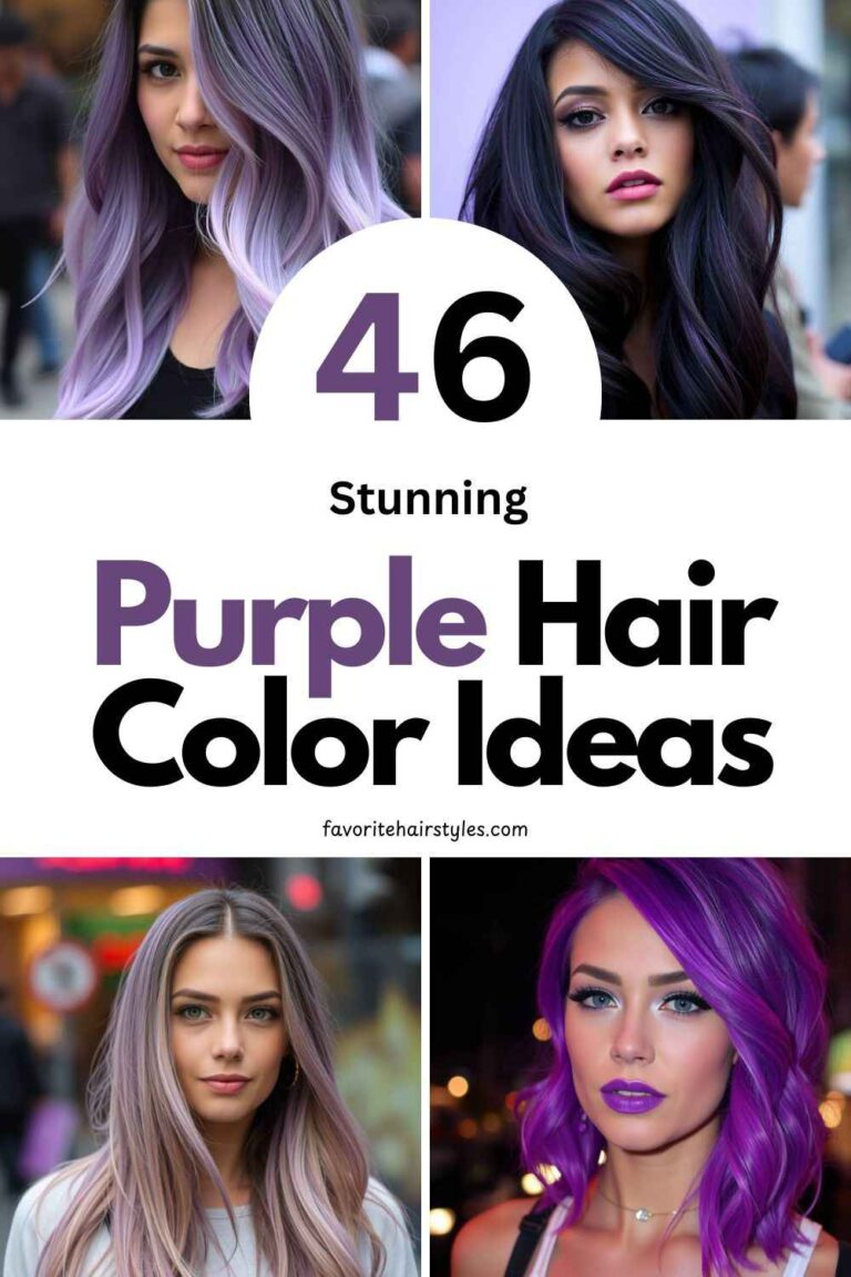 46 Stunning Purple Hair Color Ideas - Favorite Hair Styles | Trendy ...