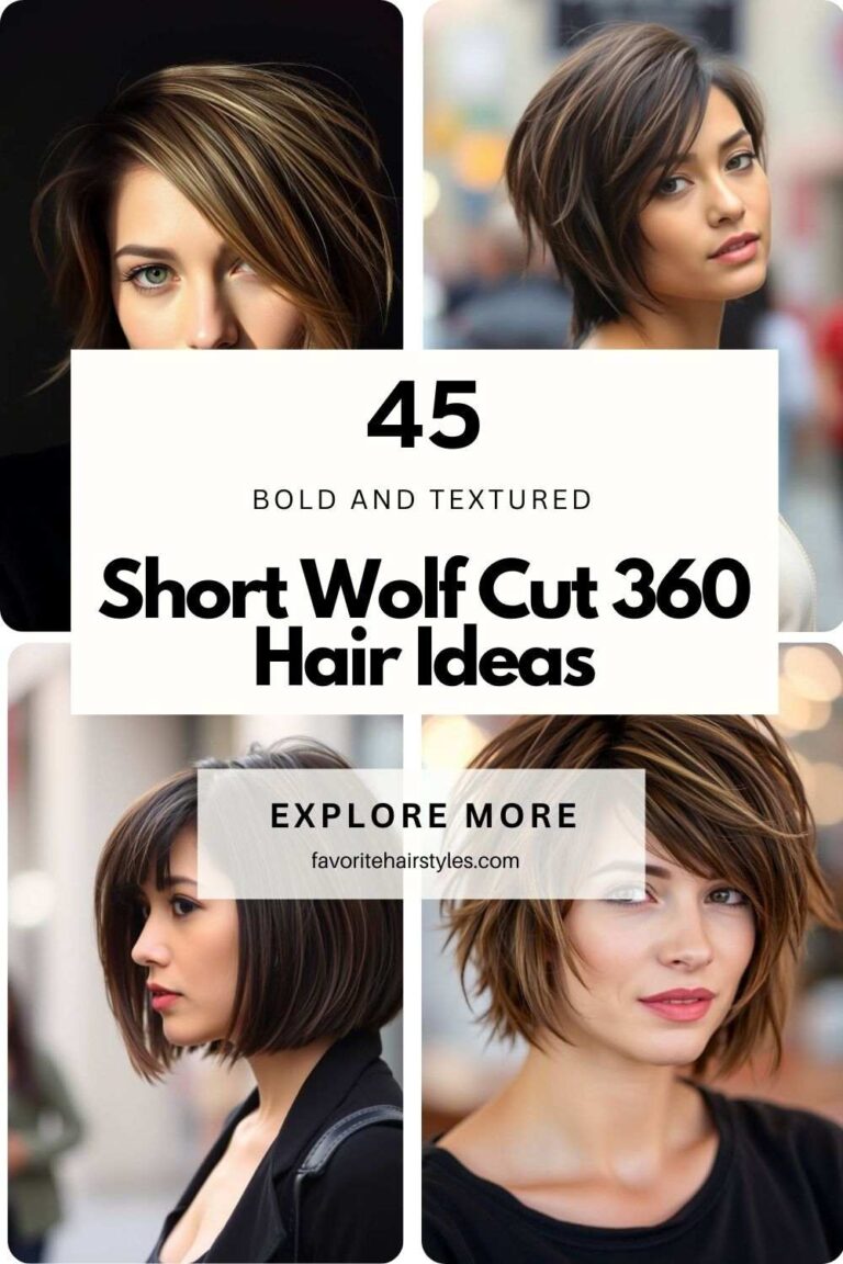 45 Bold and Textured Short Wolf Cut 360 Hair Ideas - Favorite Hair ...