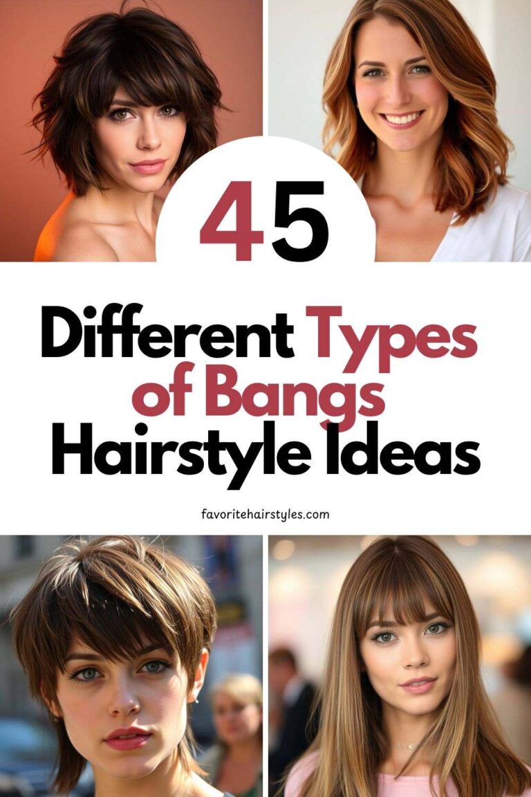 45 Different Types of Bangs Hairstyle Ideas - Favorite Hair Styles ...