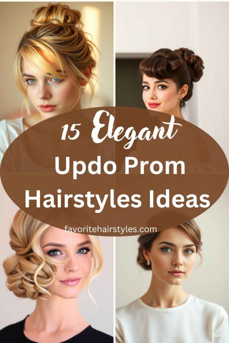 15 Elegant Updo Prom Hairstyles Ideas - Favorite Hair Styles | Trendy ...