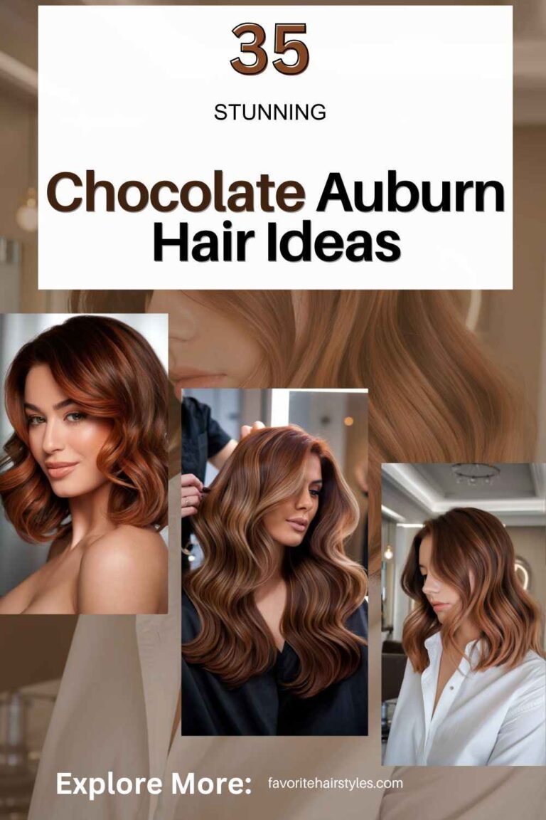 35 Stunning Chocolate Auburn Hair Ideas - Favorite Hair Styles | Trendy ...