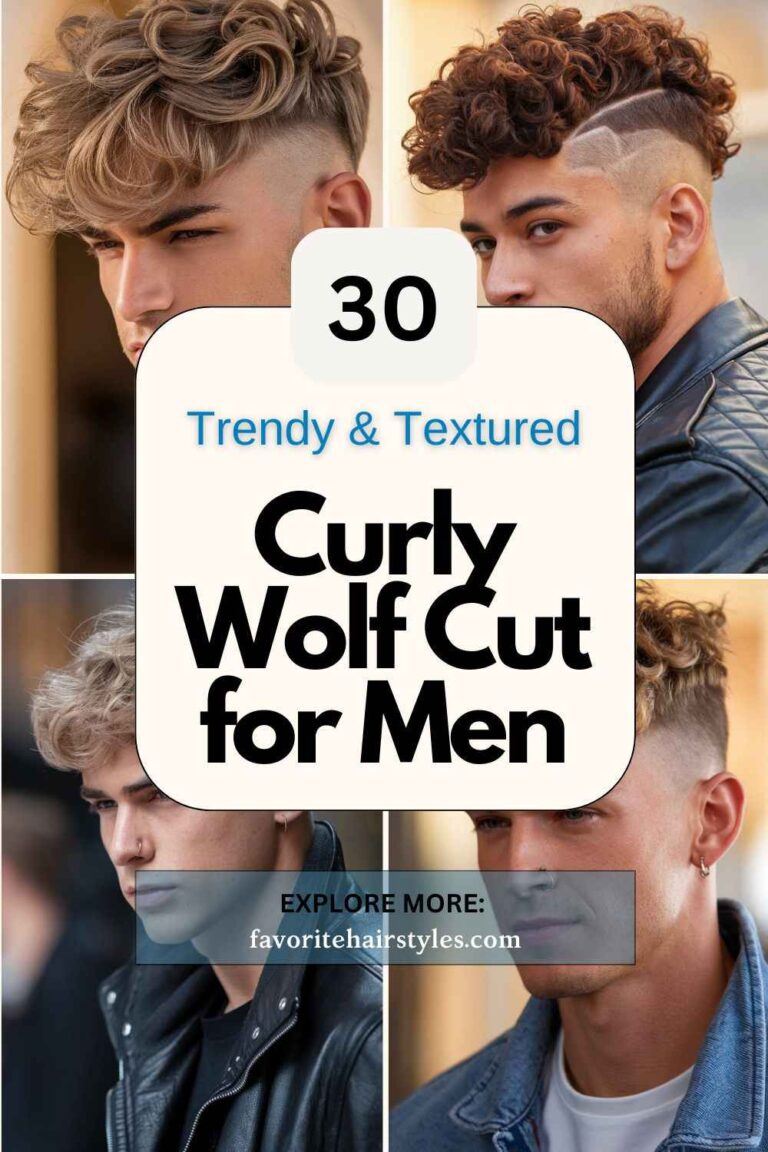 30 Trendy & Textured Curly Wolf Cut for Men - Favorite Hair Styles ...