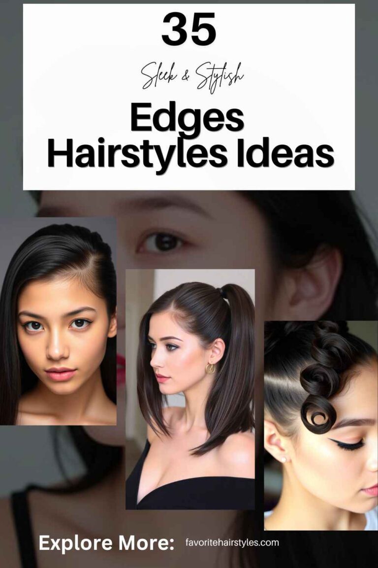 Sleek & Stylish Edges Hairstyles Ideas - Favorite Hair Styles | Trendy ...