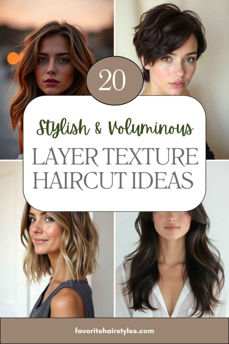 20 Stylish & Voluminous Layer Texture Haircut Ideas - Favorite Hair ...