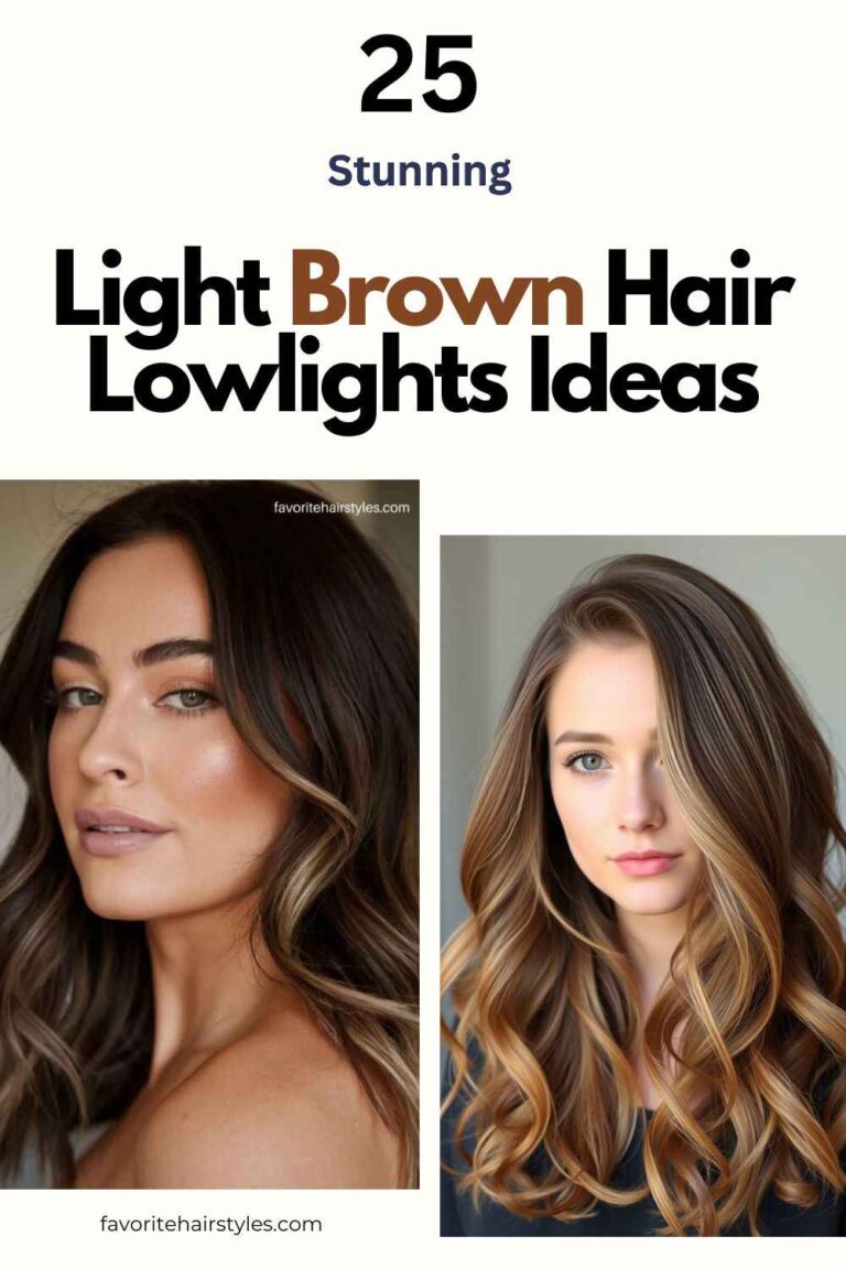 25 Stunning Light Brown Hair Lowlights Ideas - Favorite Hair Styles ...