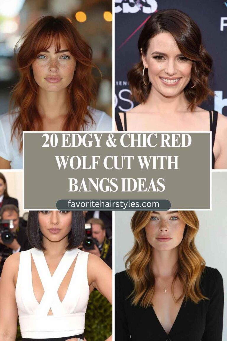 20 Edgy & Chic Red Wolf Cut with Bangs Ideas - Favorite Hair Styles ...