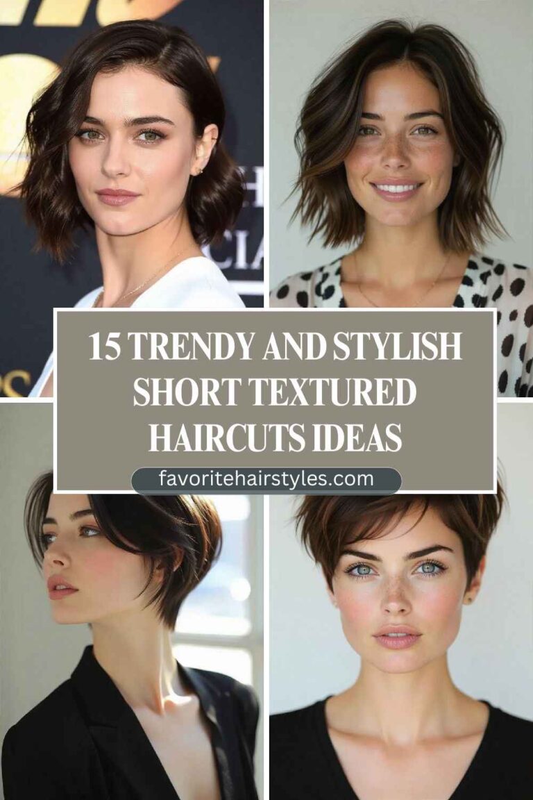 15 Trendy and Stylish Short Textured Haircuts Ideas - Favorite Hair ...