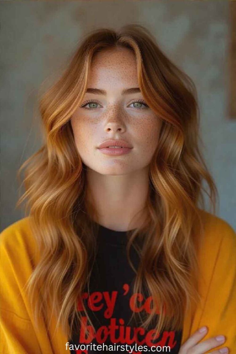 20 Bold & Fiery Red Long Fluffy Wolf Haircut Ideas - Favorite Hair ...