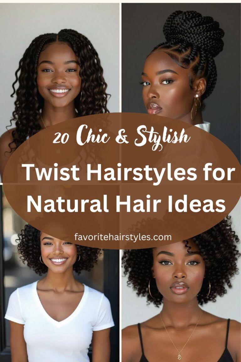 20 Chic & Stylish Twist Hairstyles for Natural Hair Ideas - Favorite ...