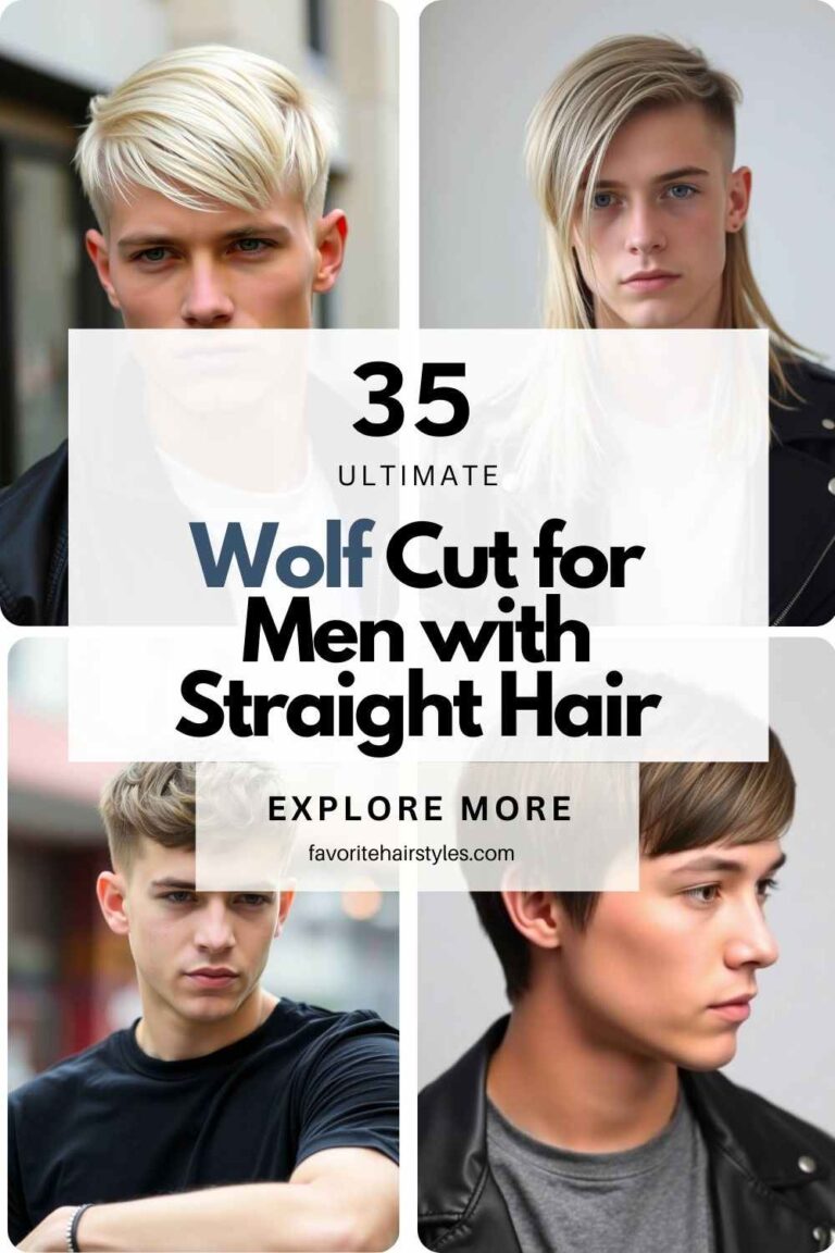 35 Ultimate Wolf Cut for Men with Straight Hair - Favorite Hair Styles ...